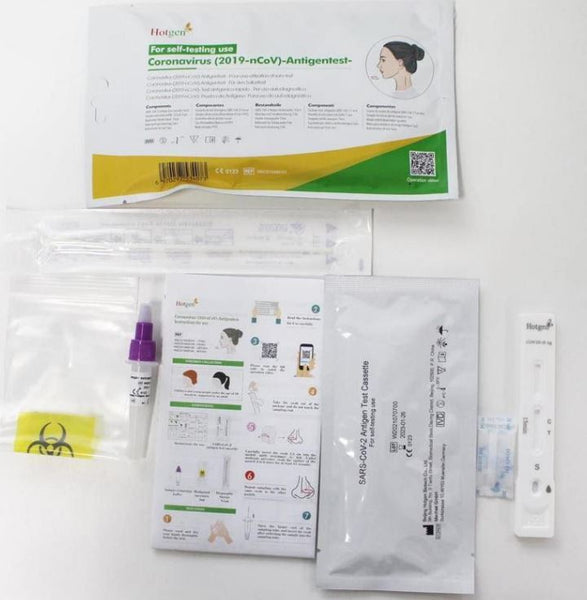HOTGEN BIOTECH - Tampone Rapido COVID-19 Test antigenico -AUTOTEST- 1 ...